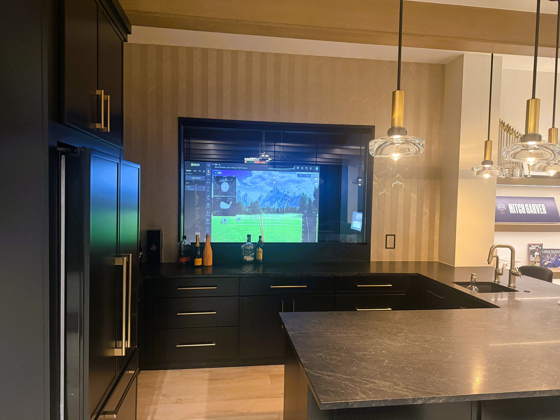 Custom Basement Golf Simulator – Parker, CO