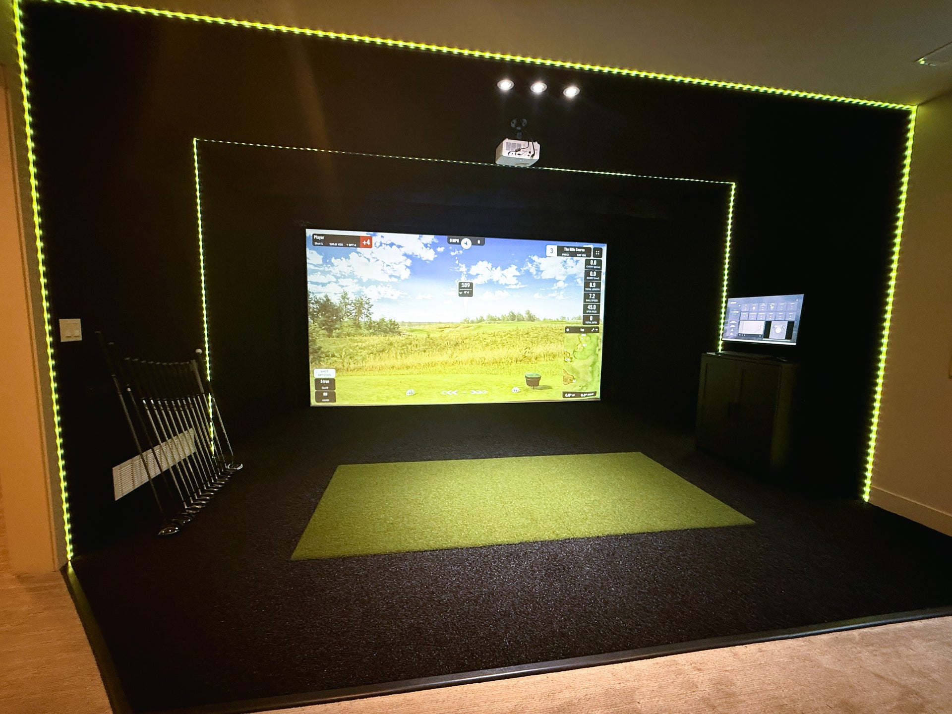 Basement Golf Simulator – Grand Rapids, MI