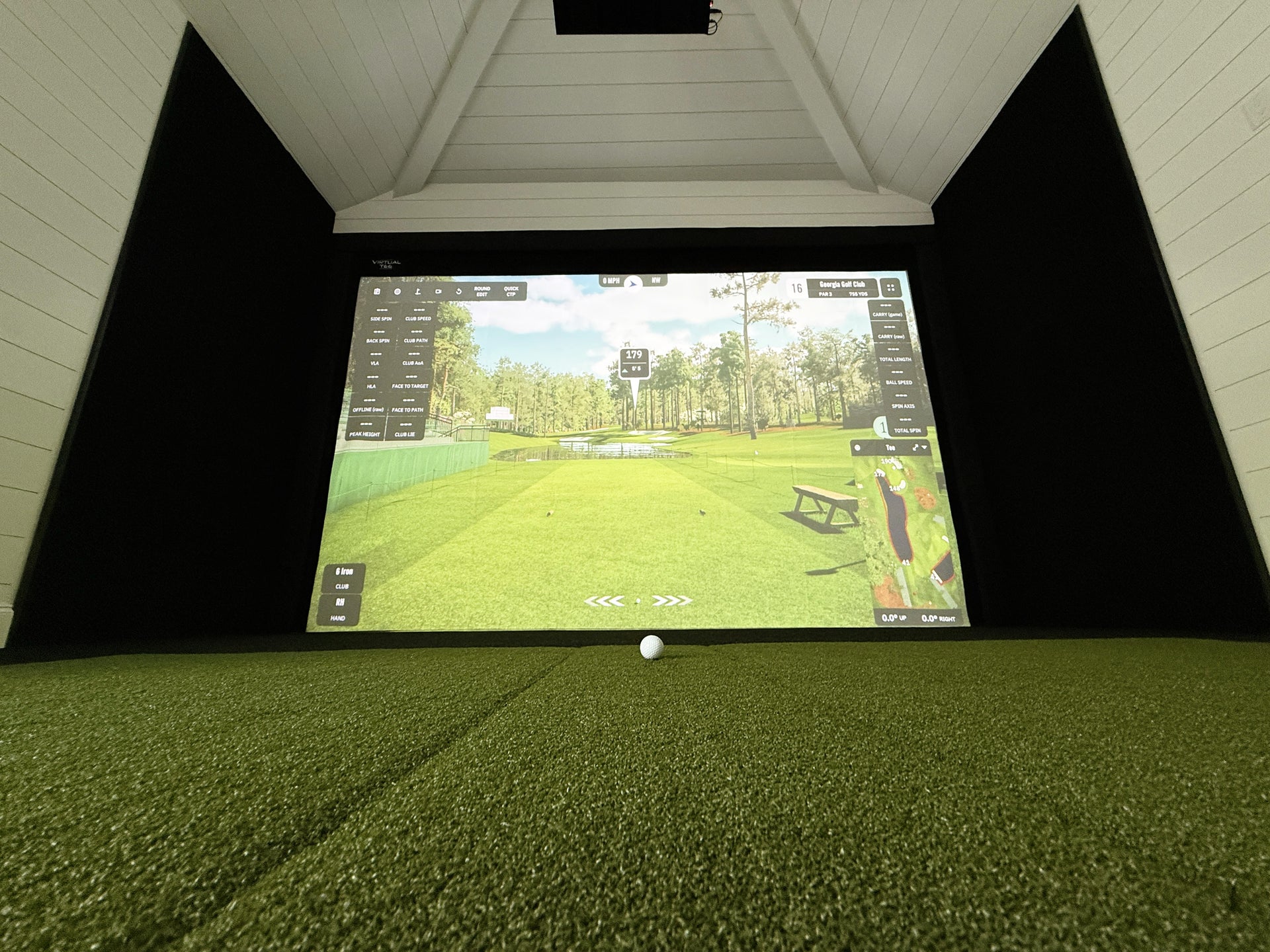 Pool House Golf Simulator Charleston, SC